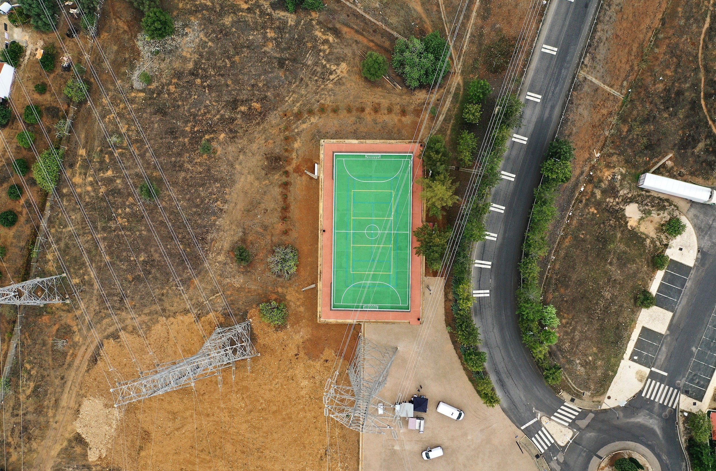 REN renovates the sports field and provides infrastructure for the ...